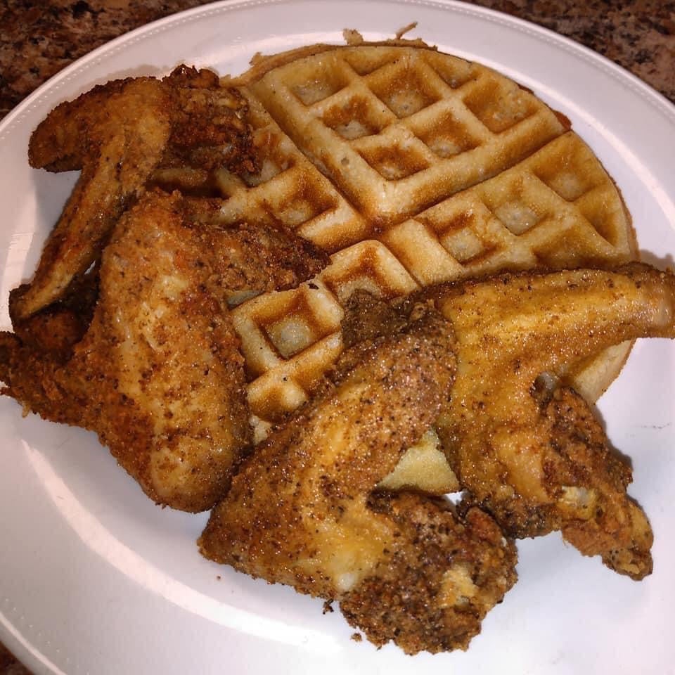 Plain Wings & Waffles | Lob-House Seafood and Steak Luxury Fast Food